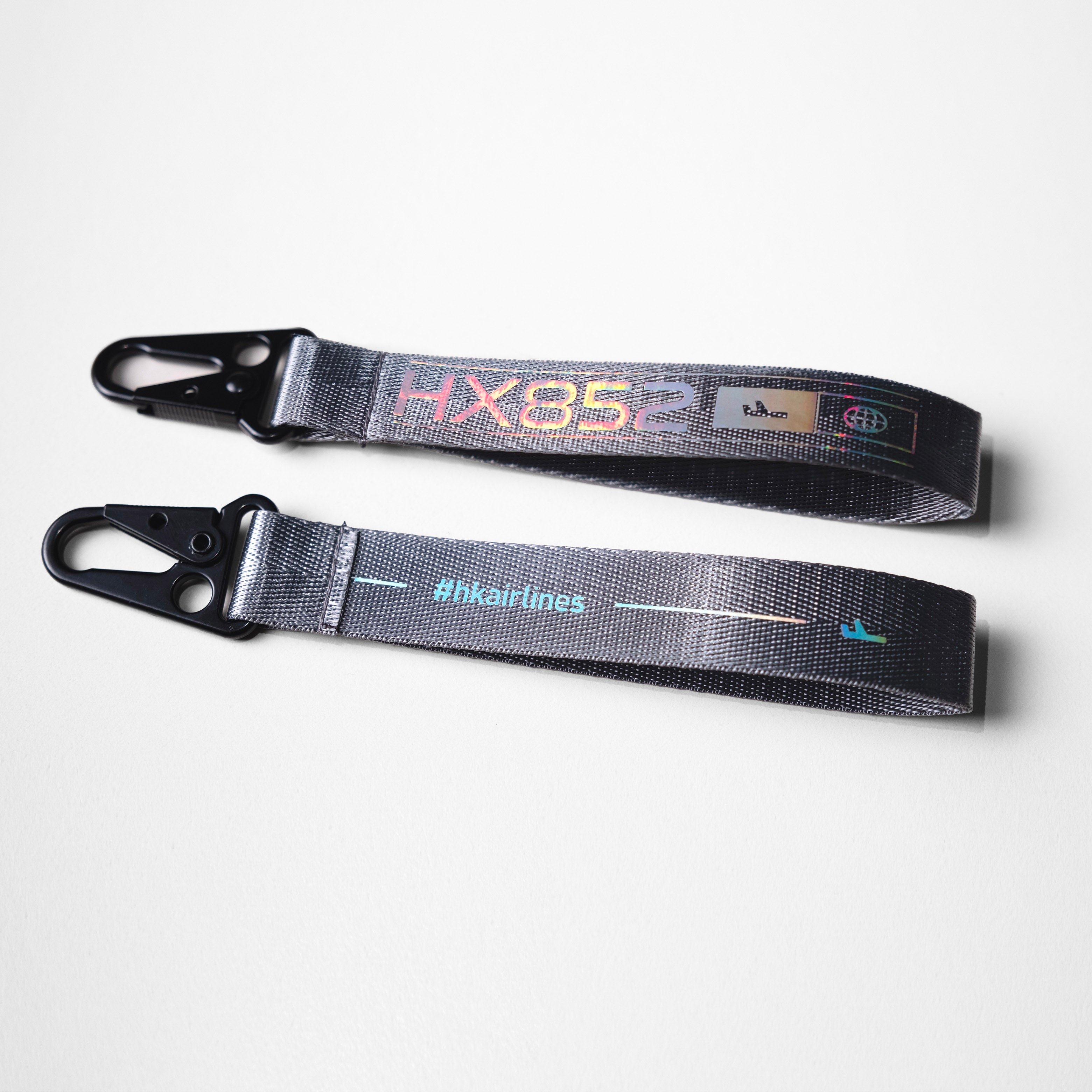 Webbing Key Chain - Sliver Grey 鍛面飛行掛帶 - 銀灰色 – Hong Kong Airlines ...